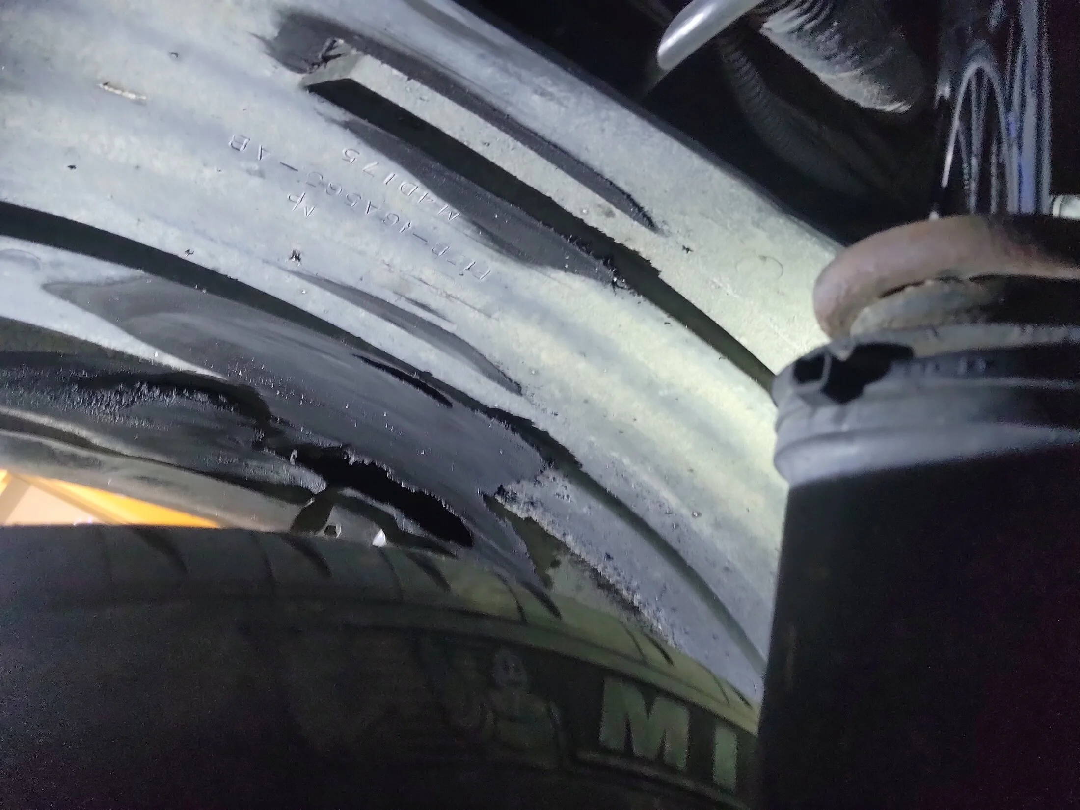 Wheels-Tires - Front fender & liner rub with 245/45/17s | Mustang ...