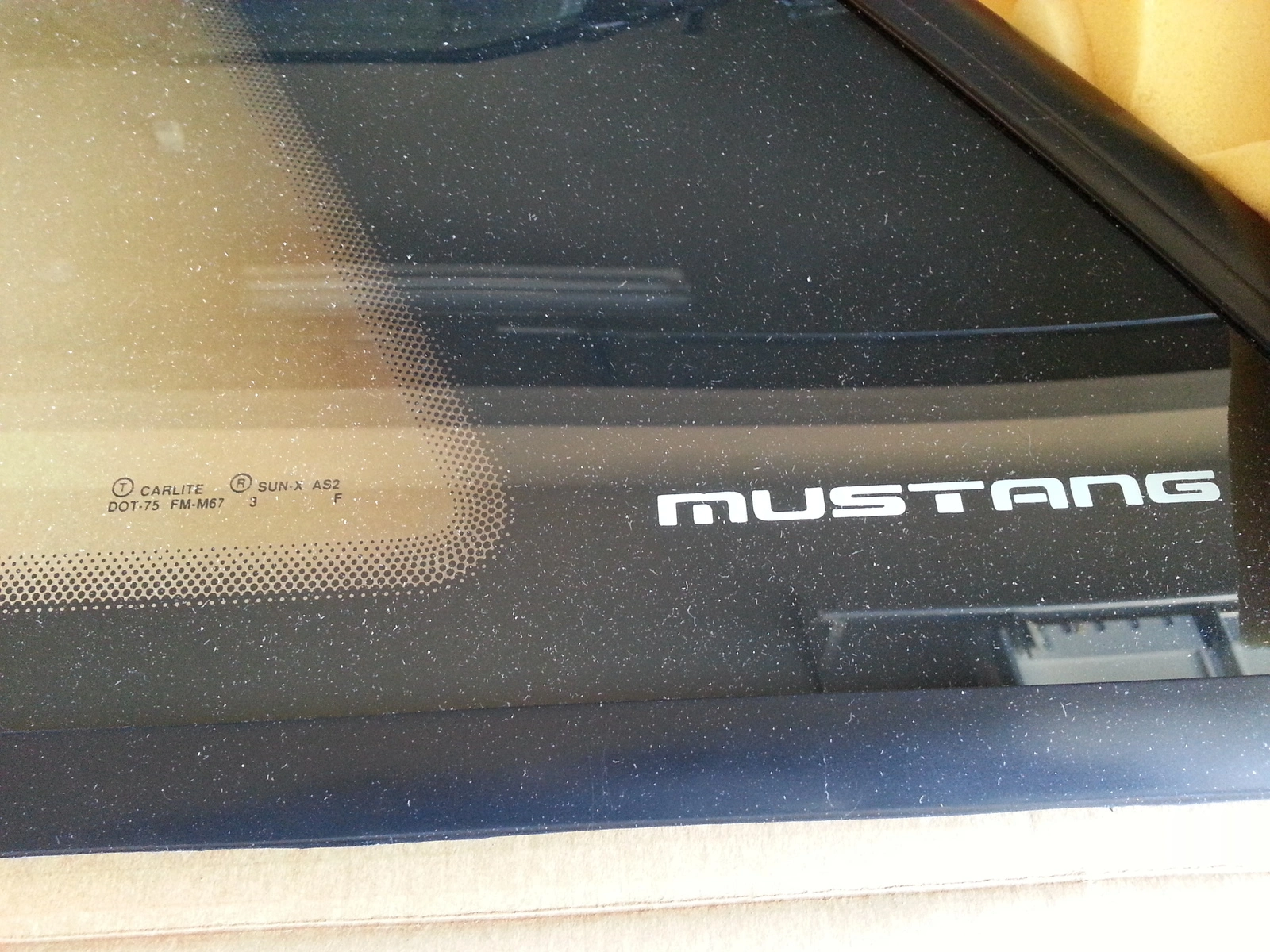 SOLD - 87-93 Coupe, Notchback, Notch, Sedan Quarter Glass | Mustang ...