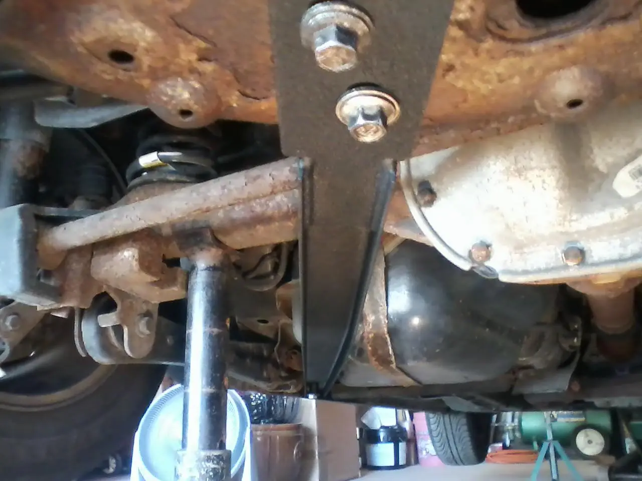 Rusted out braces on 05-09 V6 or GT Mustang convertibles only | Mustang ...